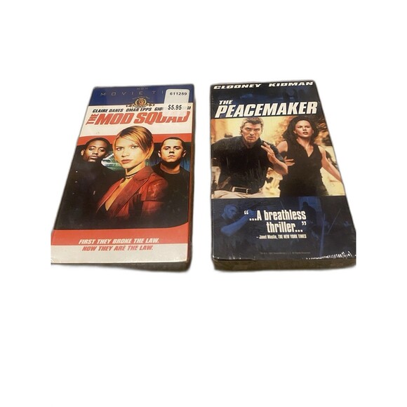 Media | The Peacemaker Vhs 1997 Clooney Kidman Lot 2 Mod Squad Mgm ...